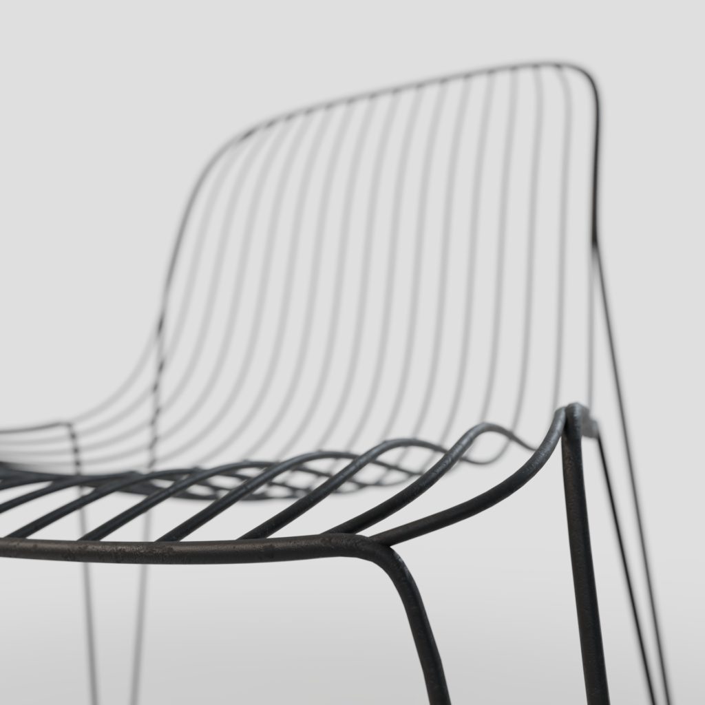 Wire Thin Frame Chair • iMeshh