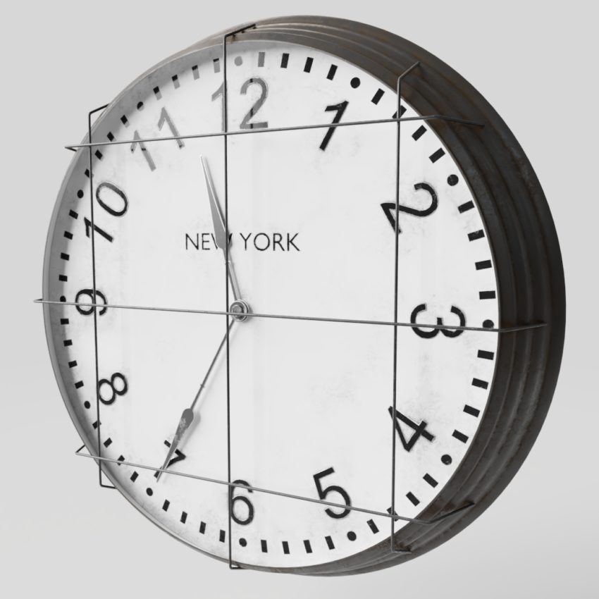 Sputnik Clock 3D Model • iMeshh