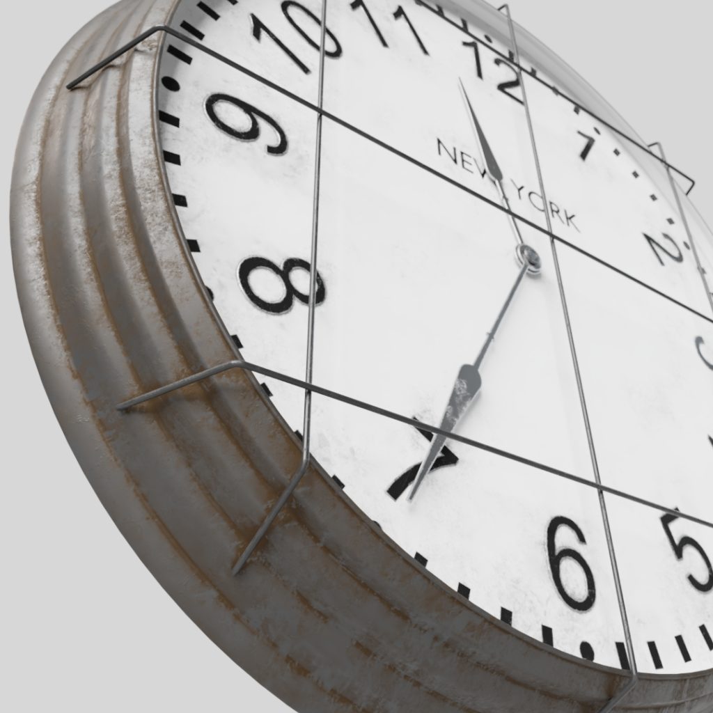 Industrial Style Clock – iMeshh