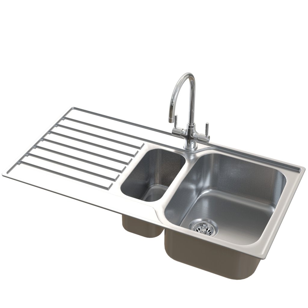 Franke sink with Bristan Monza chrome tap • iMeshh