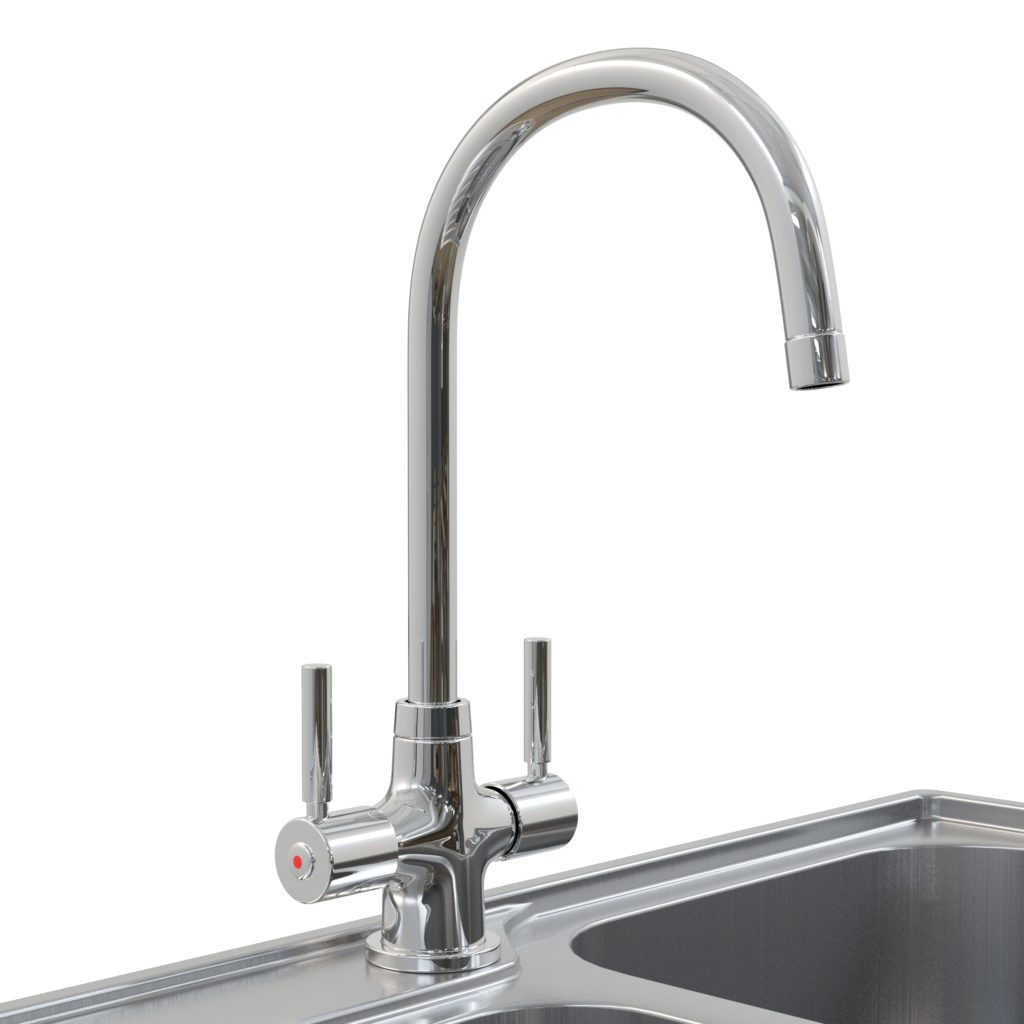 Franke sink with Bristan Monza chrome tap • iMeshh