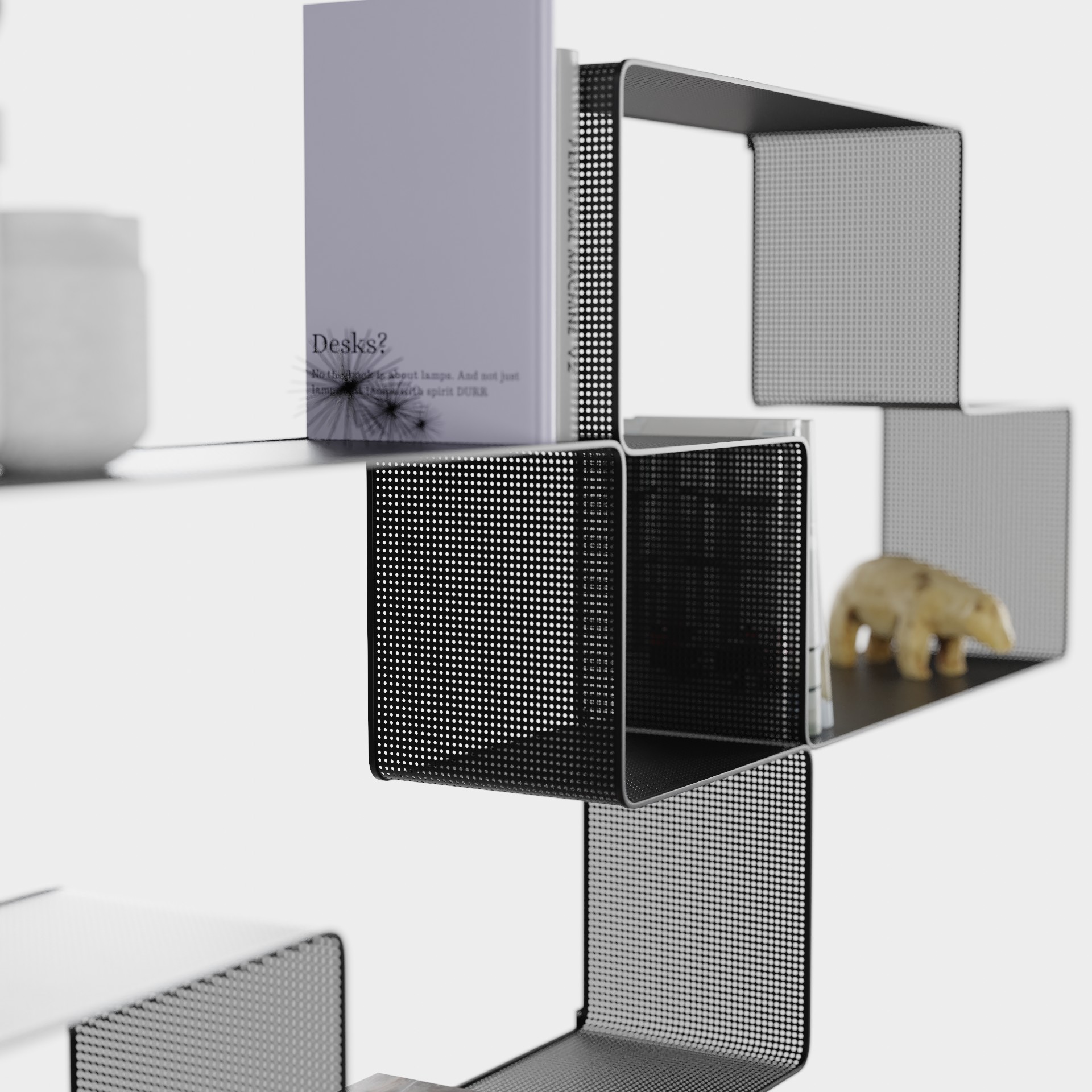 Storage Shelf Peg Board • iMeshh