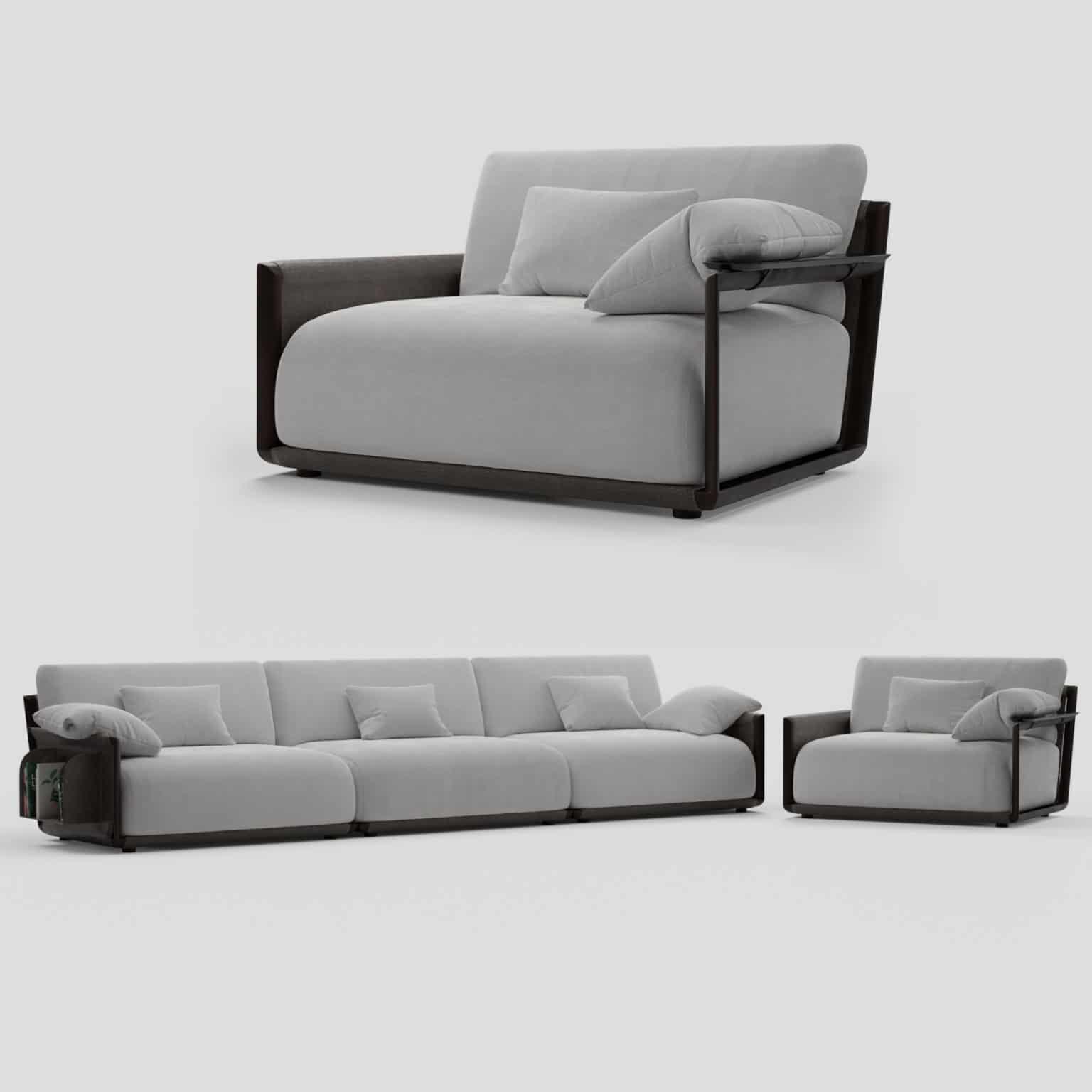 Large Modular Sofa • iMeshh