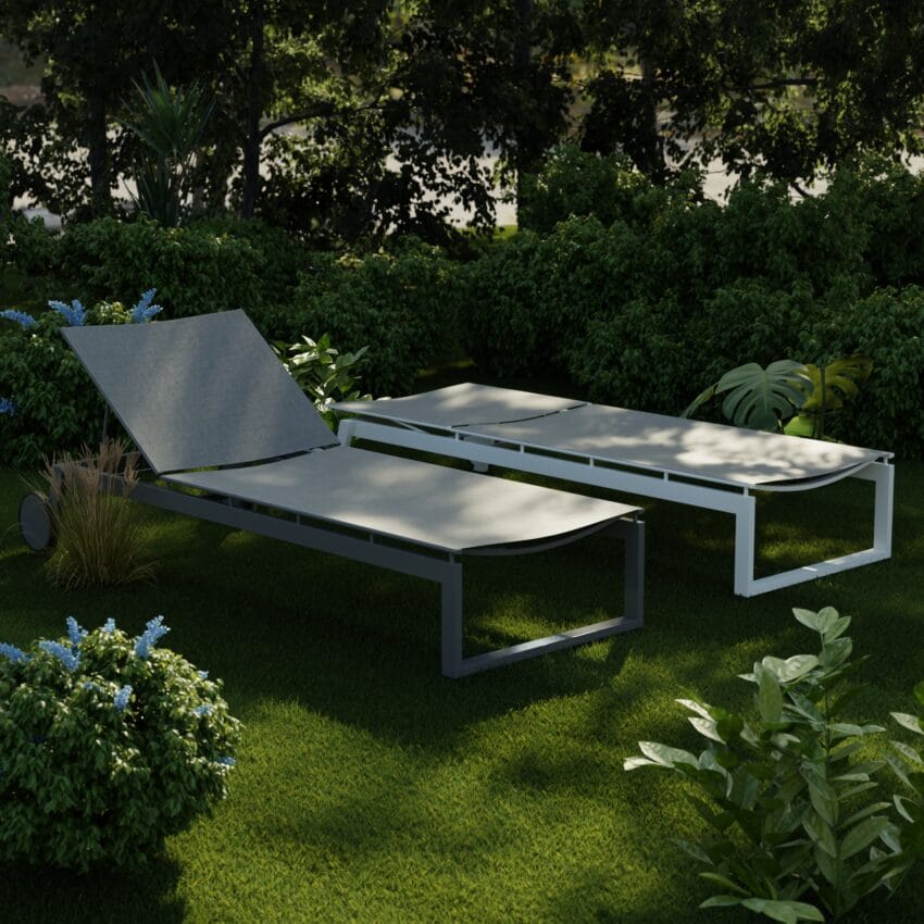 Aluminium daybed – iMeshh