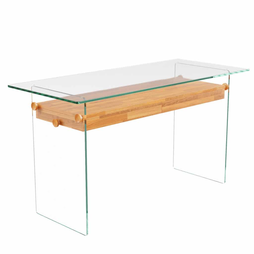 TAKEHOMEDESIGN G Glass Office Desks • iMeshh - 3D Model for Blender 4.0+