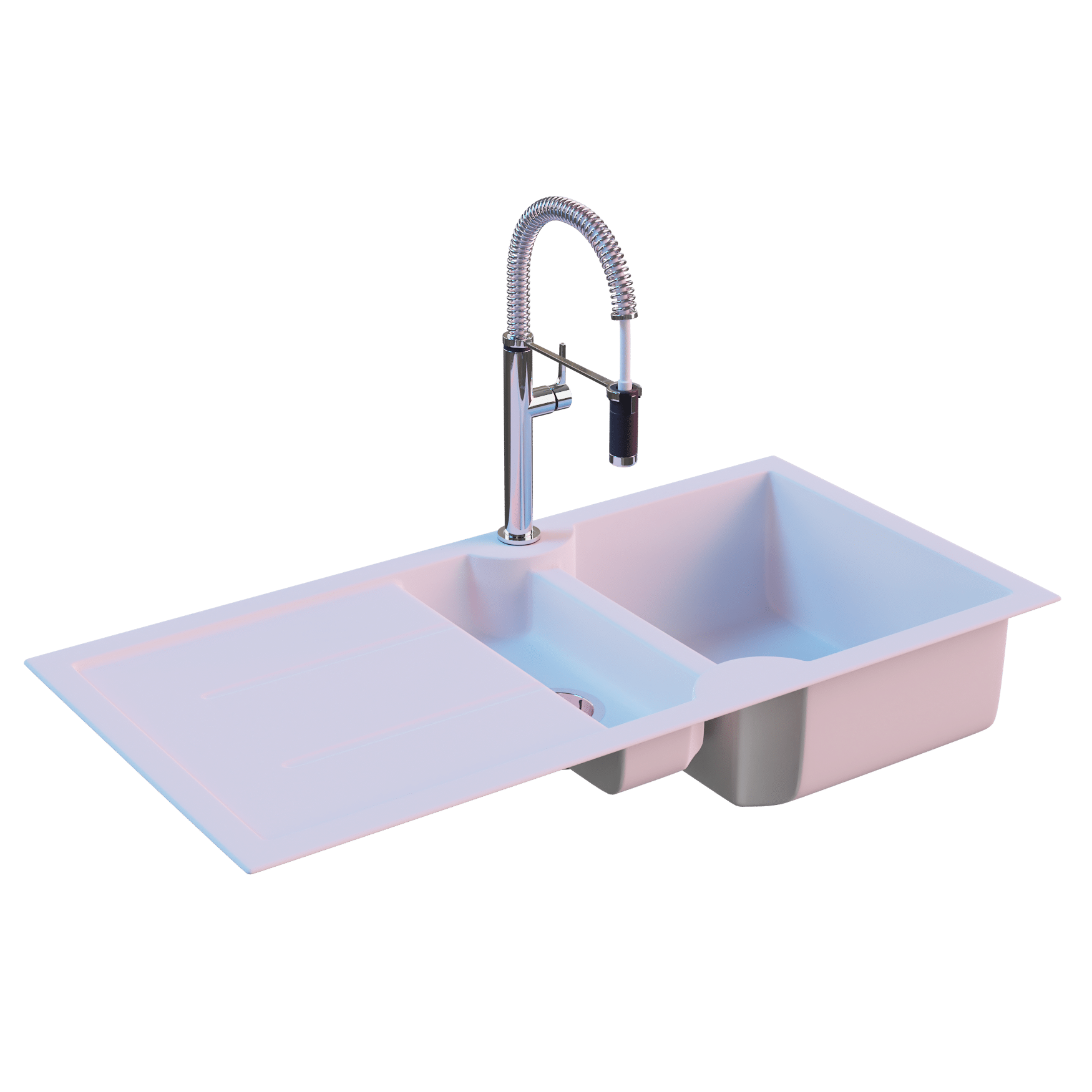 Single and half bowl & Tap • iMeshh