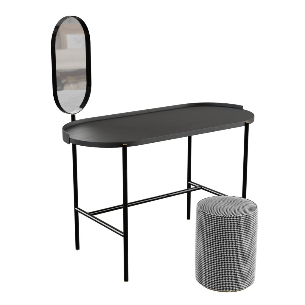 Rounded Dressing Table • iMeshh