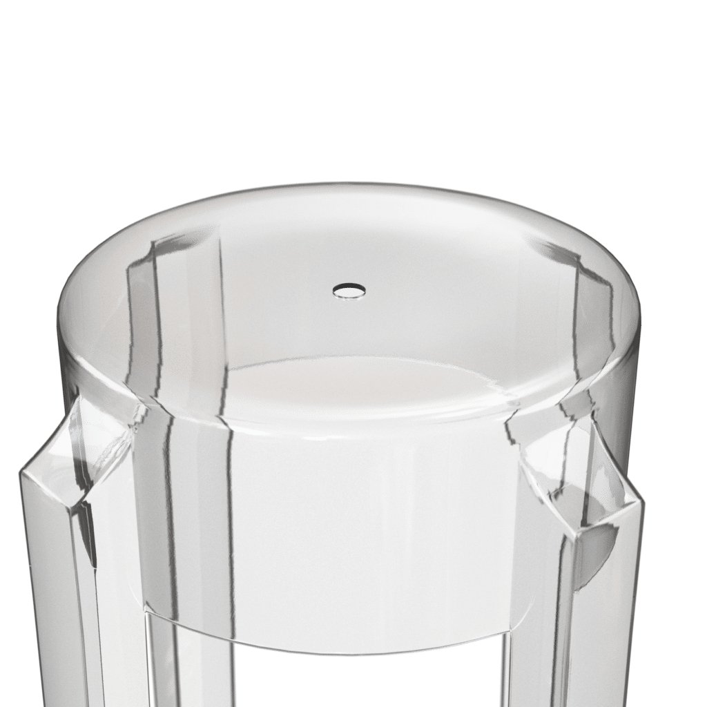 Clear Plastic Stool • iMeshh