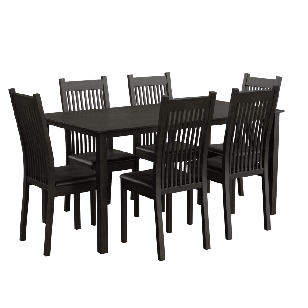 Dark Wood Table IMeshh Dark Wood Table IMeshh