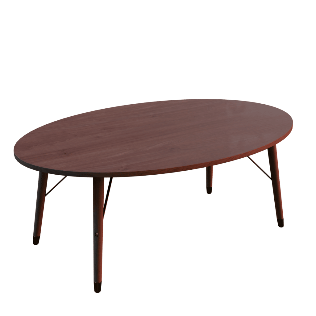 Wood Oval Table • iMeshh