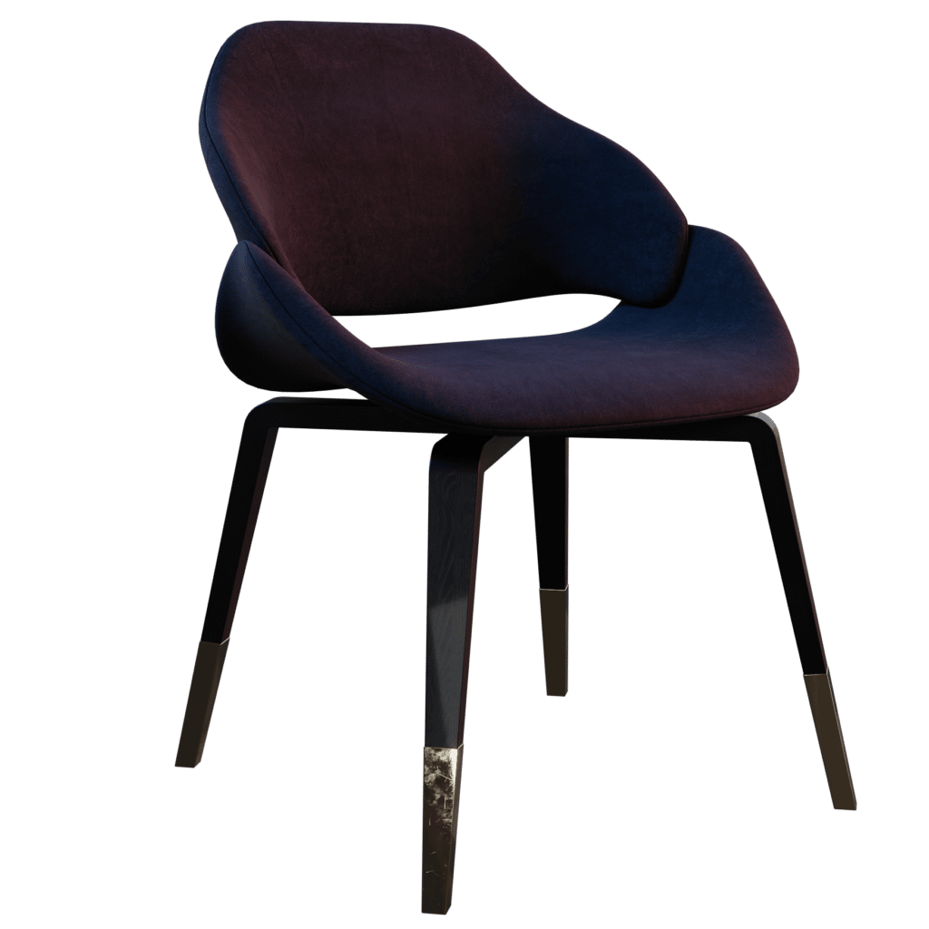 Curved back Chair • iMeshh