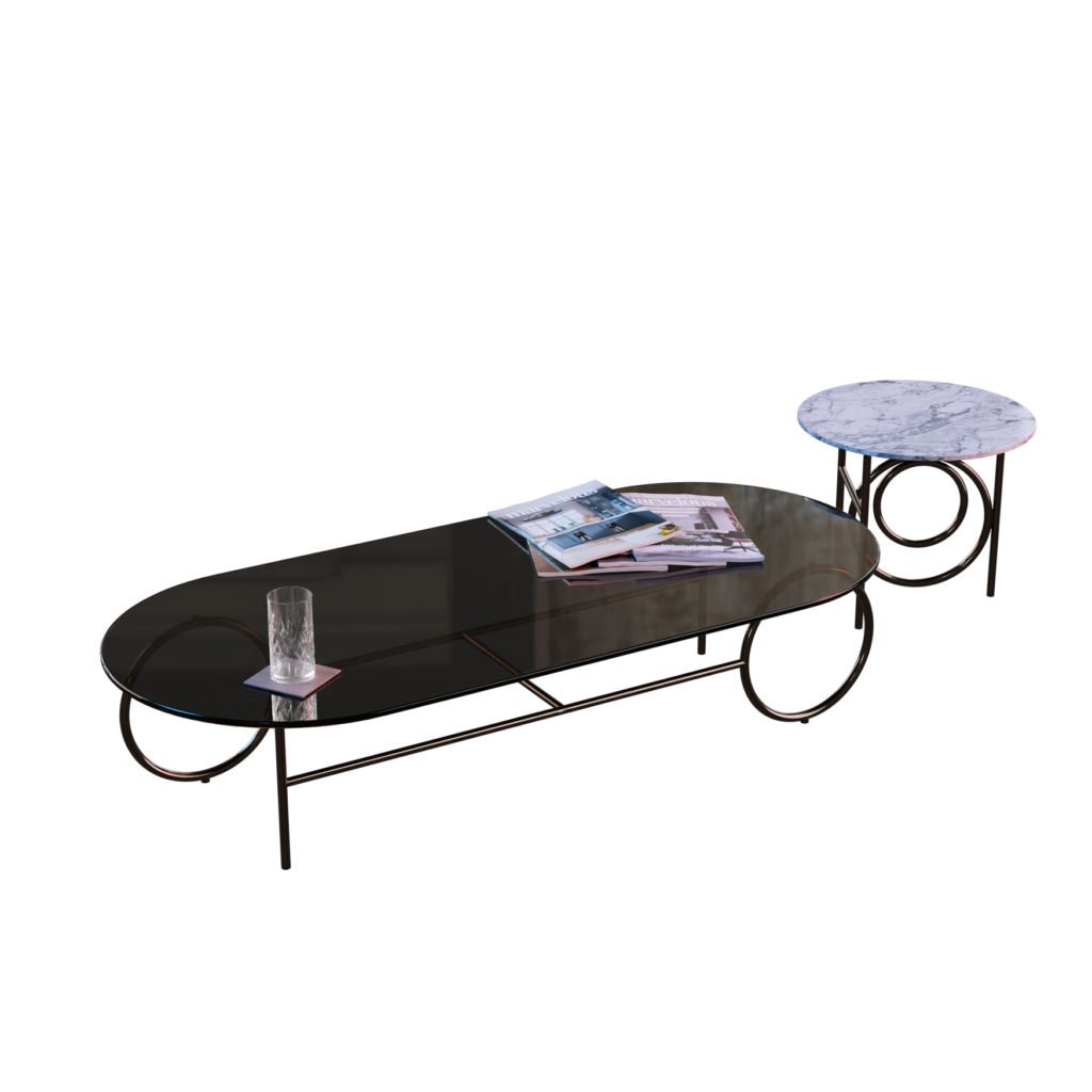 Round Leg Coffee Table • iMeshh
