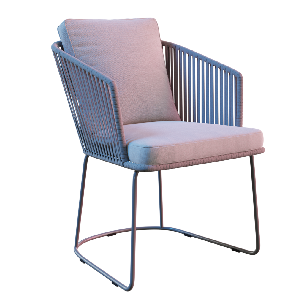 Outdoor String Chair Model for Blender 3D• iMeshh 3D Model Library