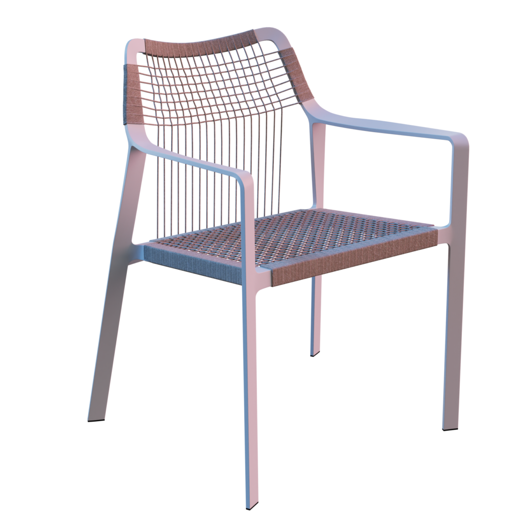 Outdoor String Chair Model for Blender 3D• iMeshh 3D Model Library