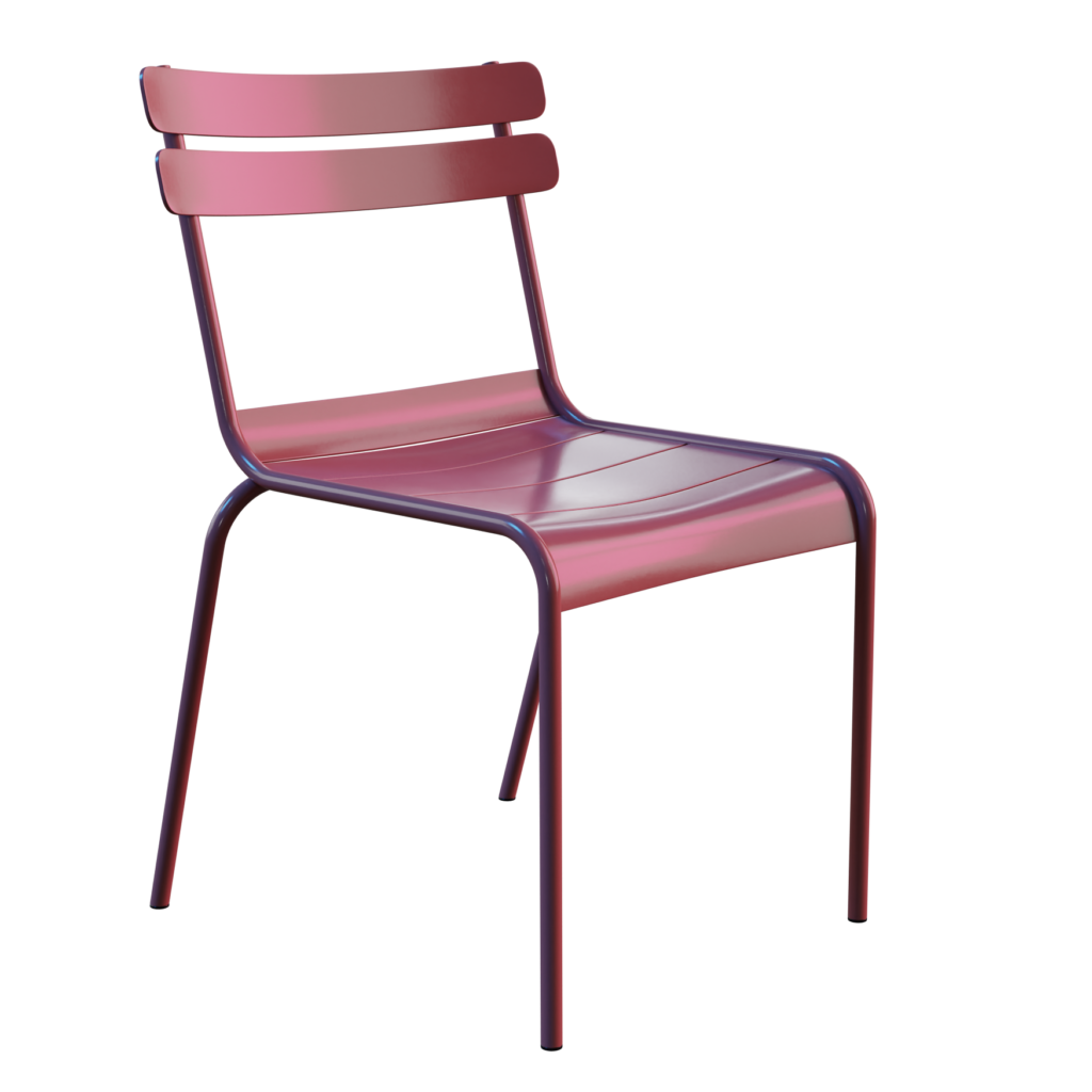Outdoor Coloured Chair model for Blender 3D• iMeshh 3D Model Library