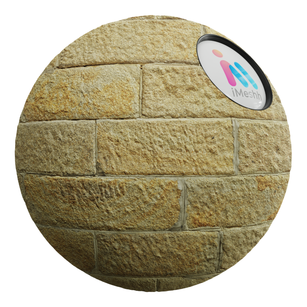 Stone Brick Texture 24 for Blender 3D • iMeshh 3D Library