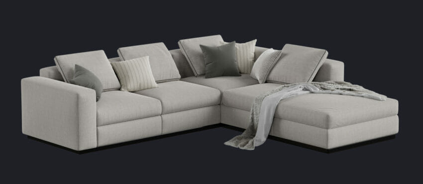 Interior Sofa 3D Model Pack 1 for Blender • iMeshh 3D Model Library