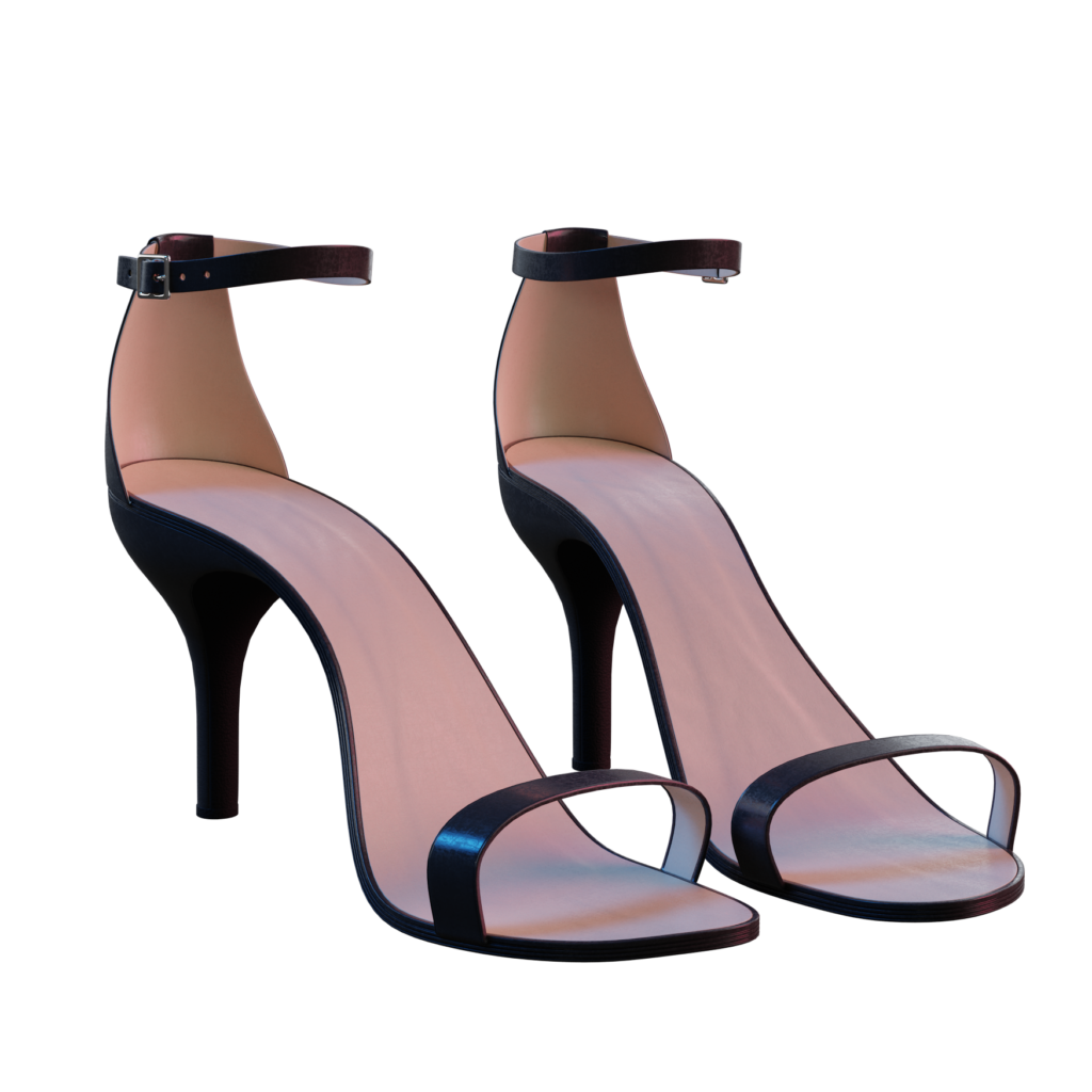 High Heel Shoes 3D Model for Blender • iMeshh 3D Model Library