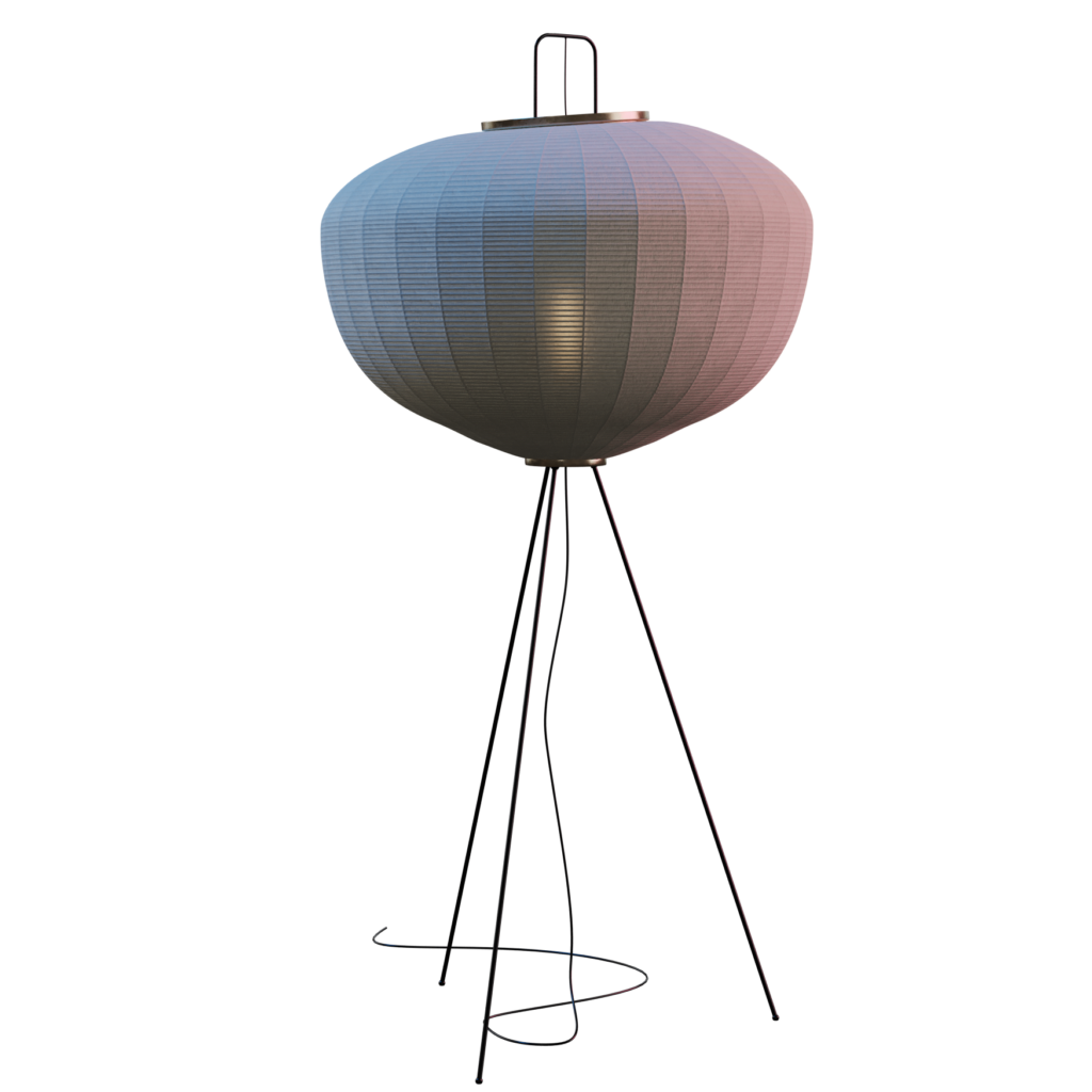 Fabric Mesh Floor Light 3D Model • iMeshh