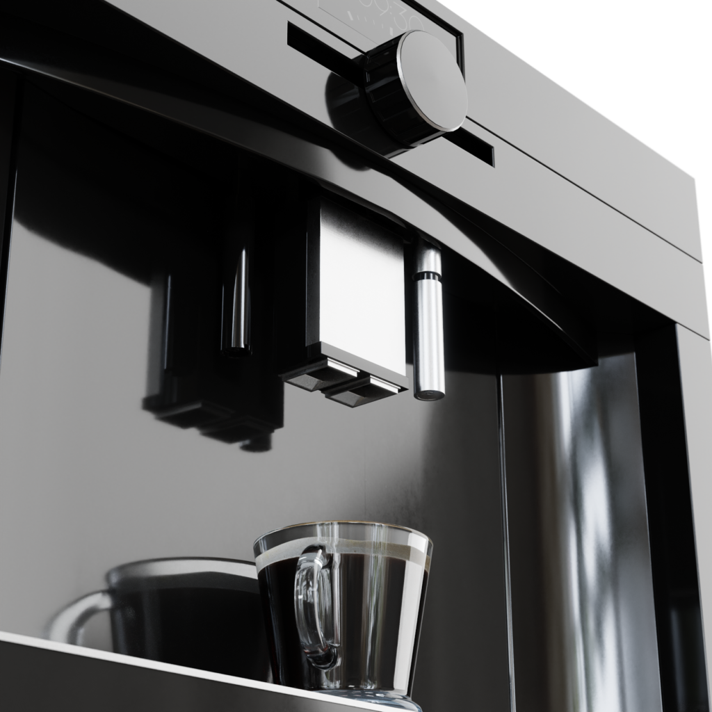 Integrated Coffee Machine 3D Model • iMeshh