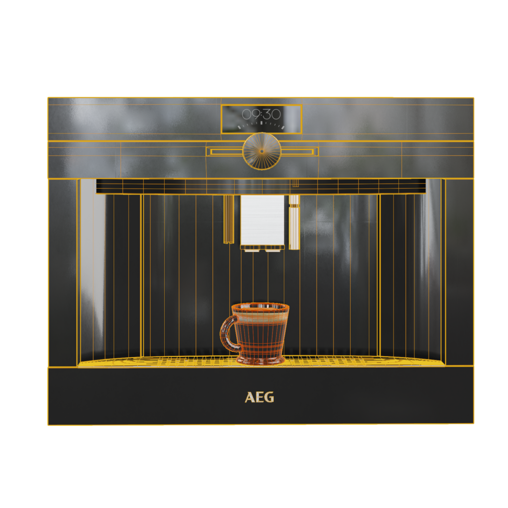 Integrated Coffee Machine 3D Model • iMeshh