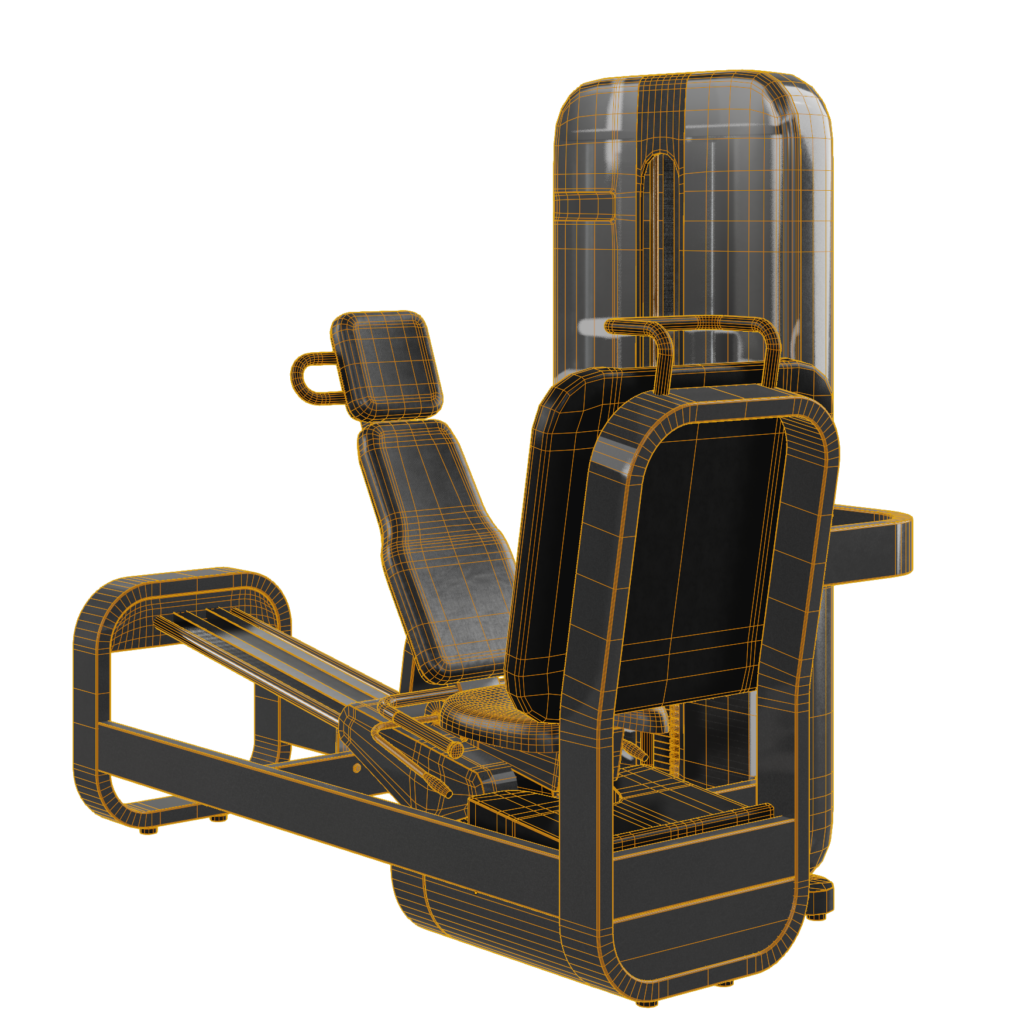 Leg Press Machine 3D Model • iMeshh