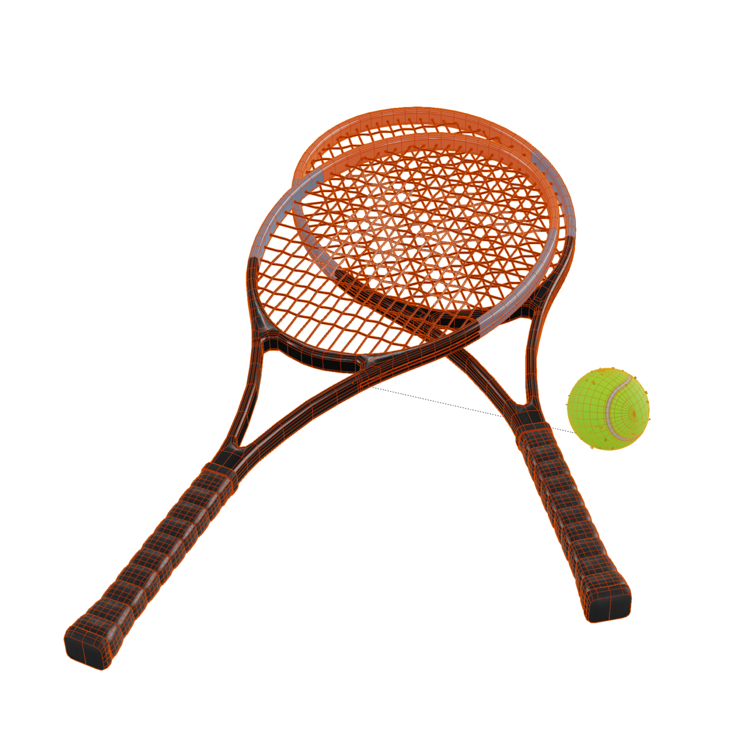 Tennis Rackets 3D Model • iMeshh