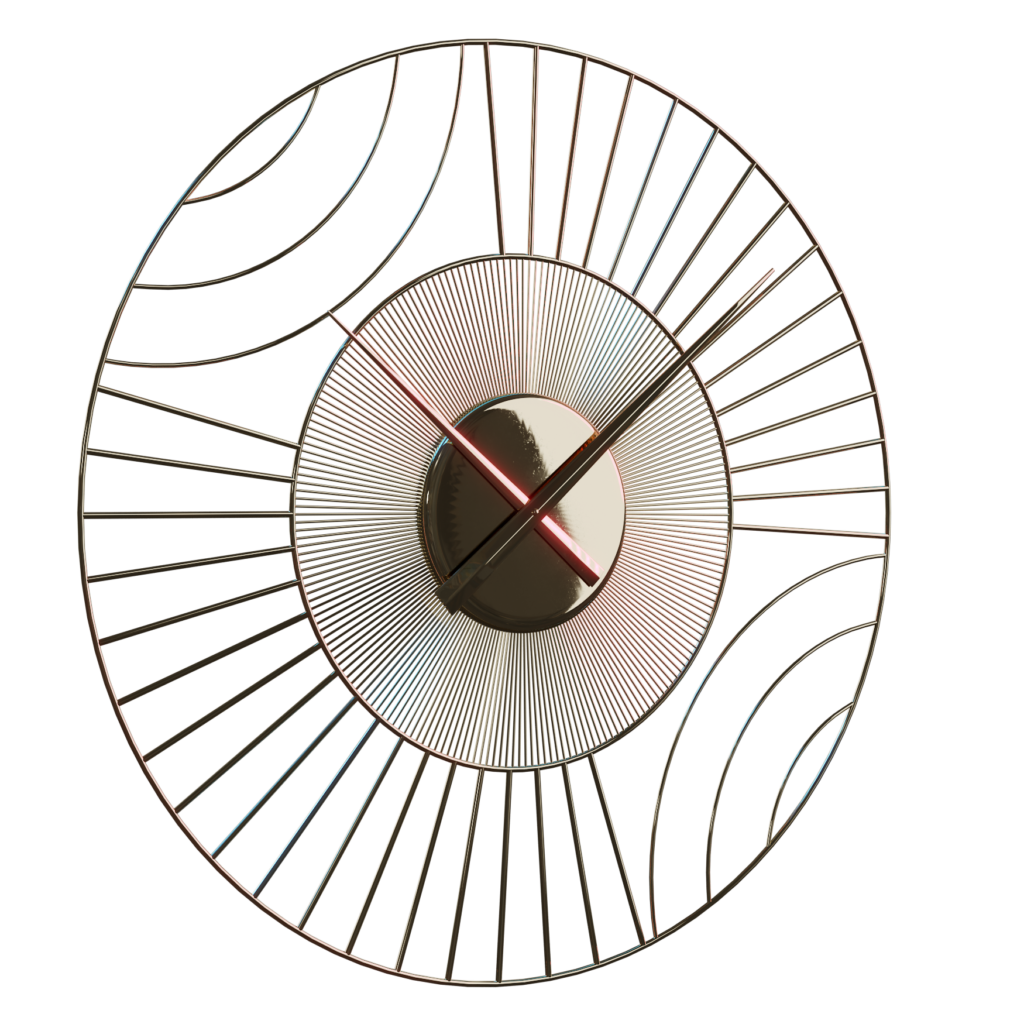 Sputnik Clock 3D Model • iMeshh