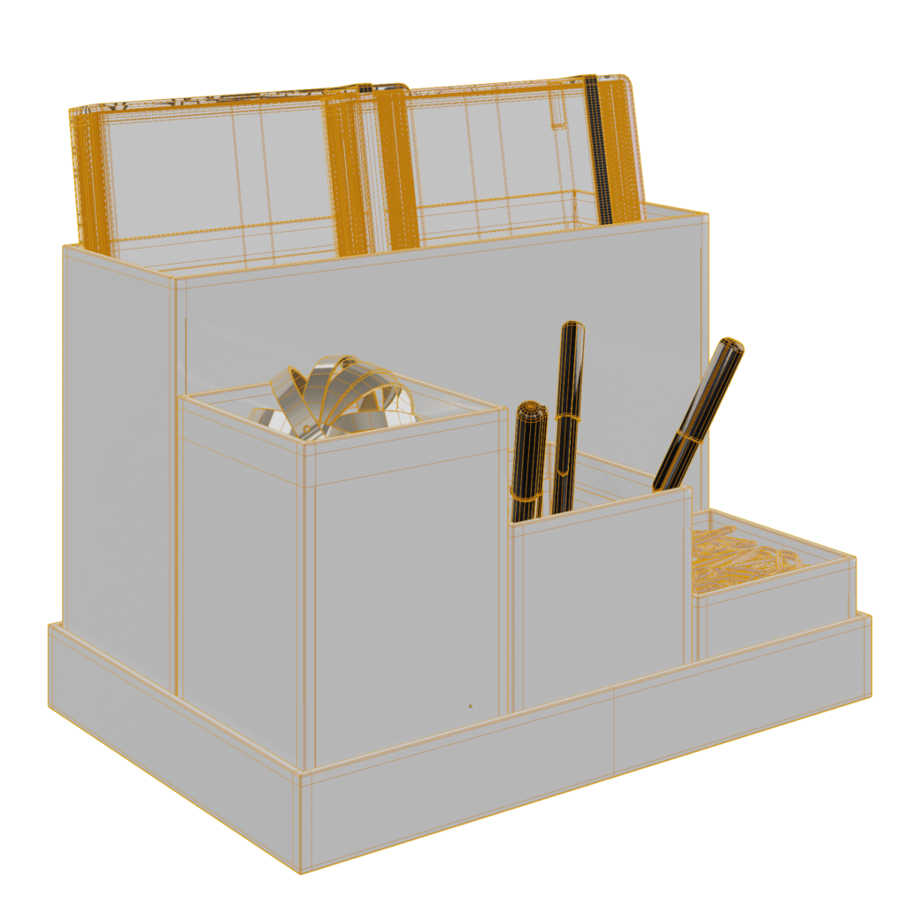 Desk Organiser 3D Model • iMeshh