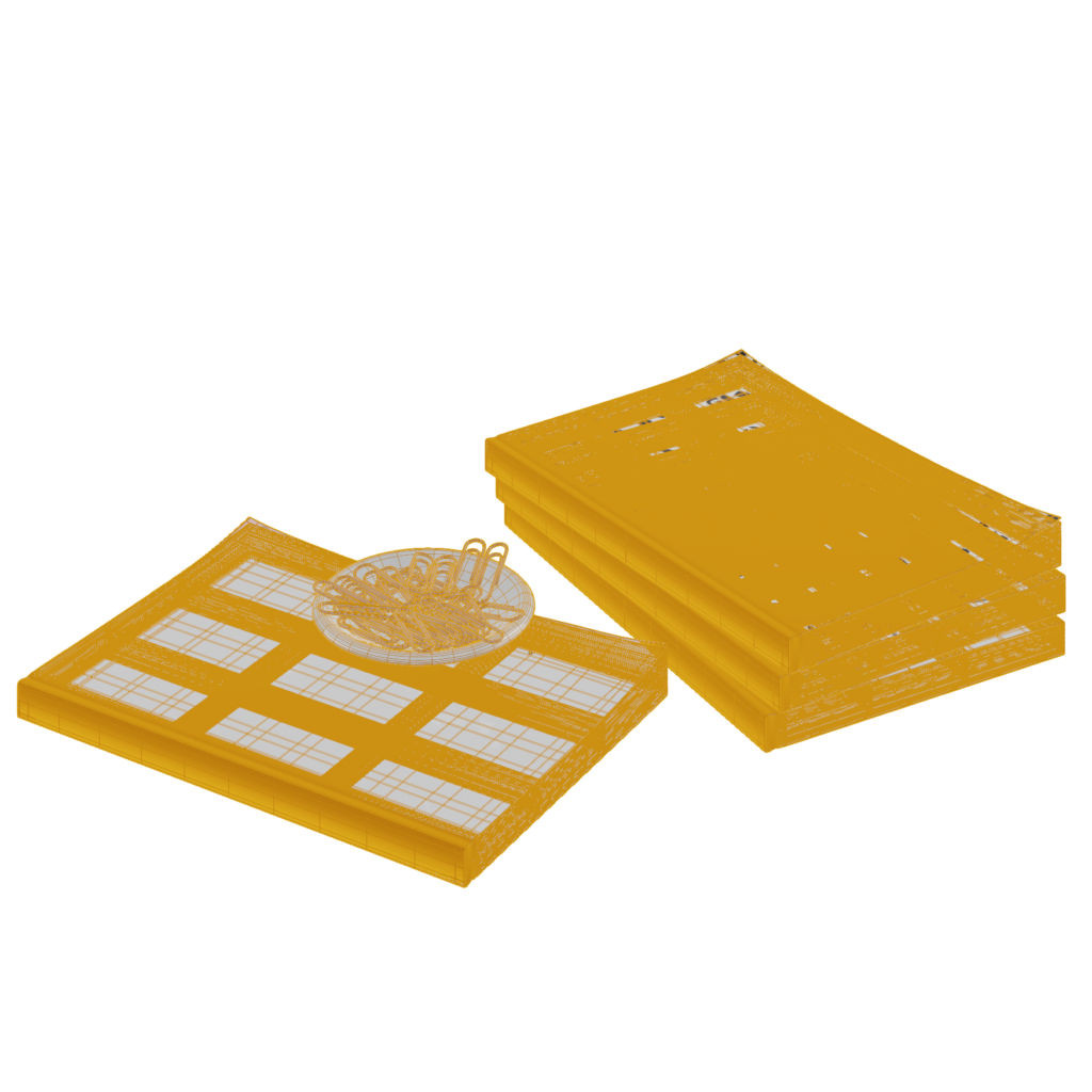 Colourful Notepads 3D Model • iMeshh