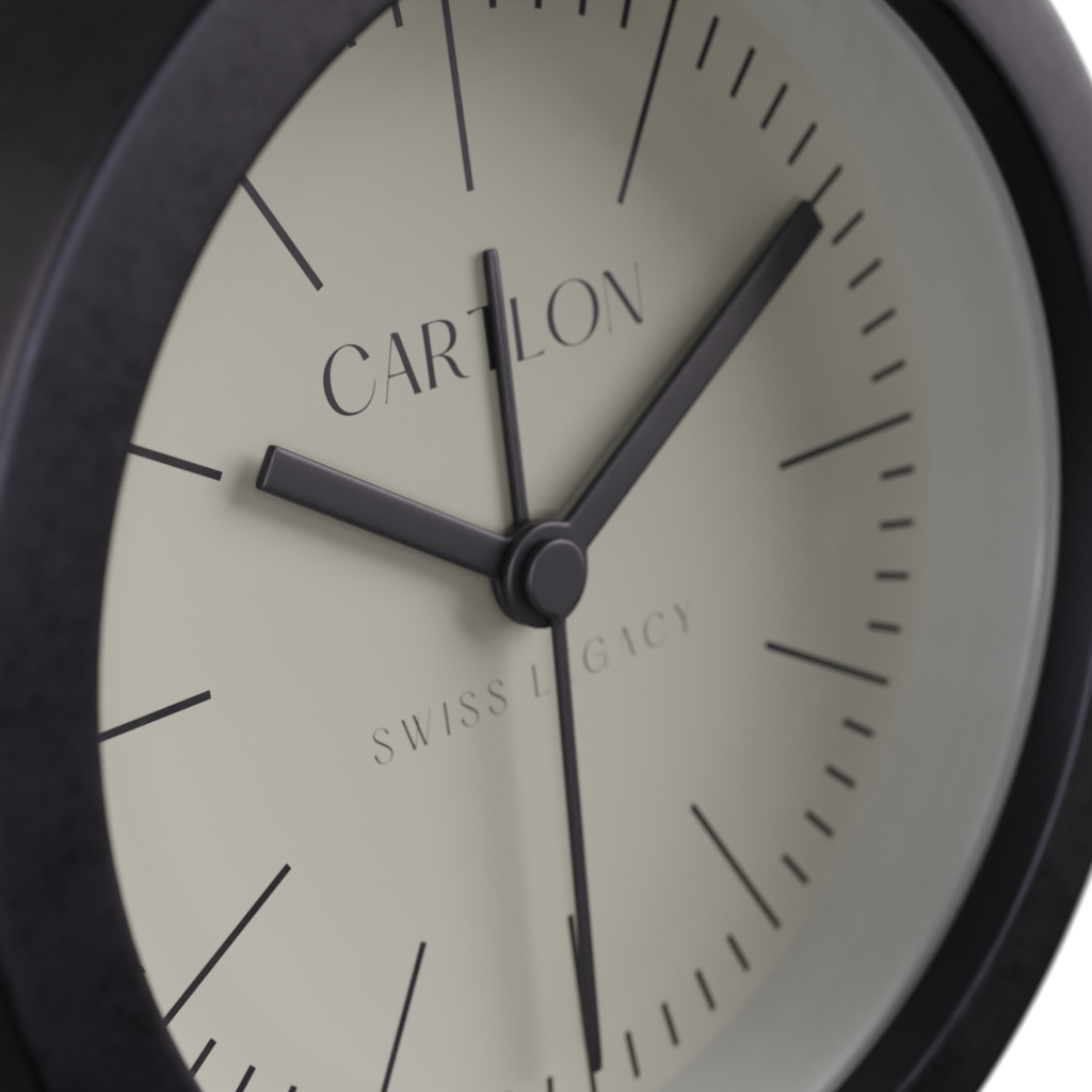 Modern Table Clock 3d Model • Imeshh