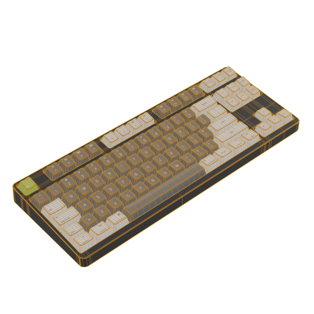 Mechanical Keyboard 3D Model • iMeshh