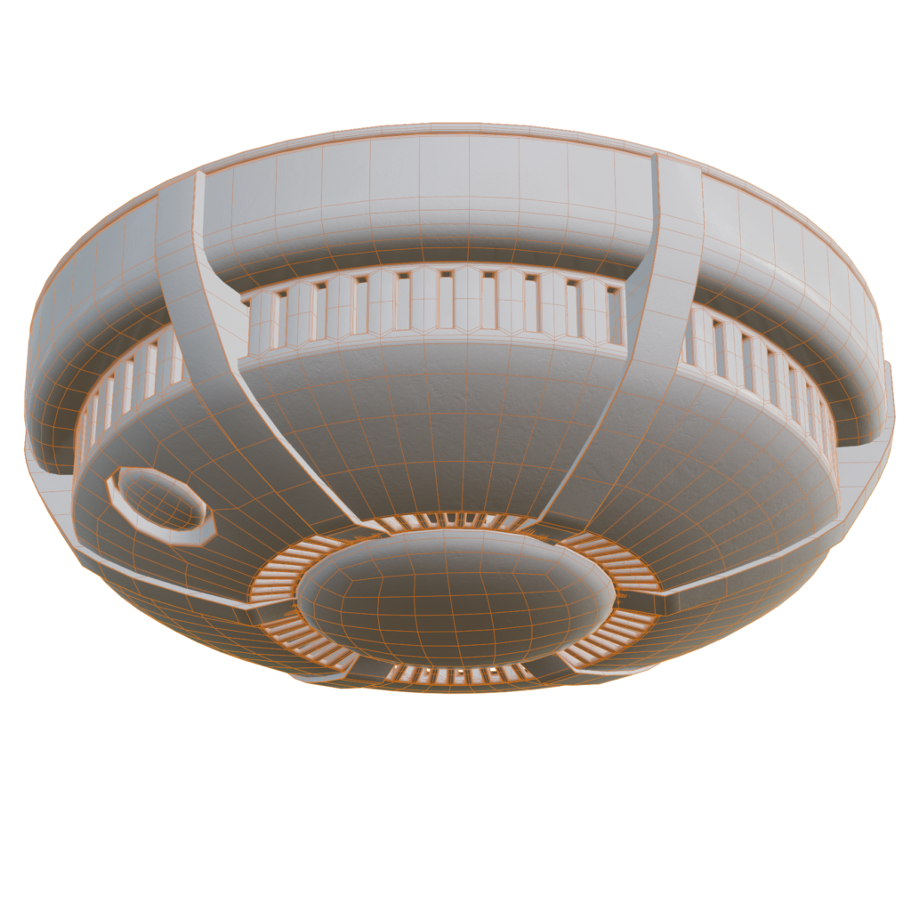 Smoke Detector 02 • iMeshh - 3D Model for Blender 4.0+