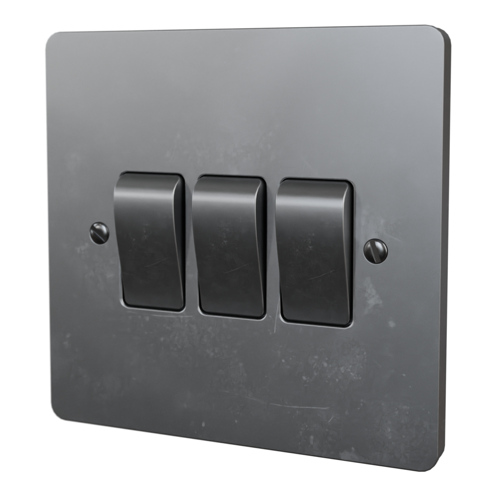 British Light Switch 01 • iMeshh - 3D Model for Blender 4.0+