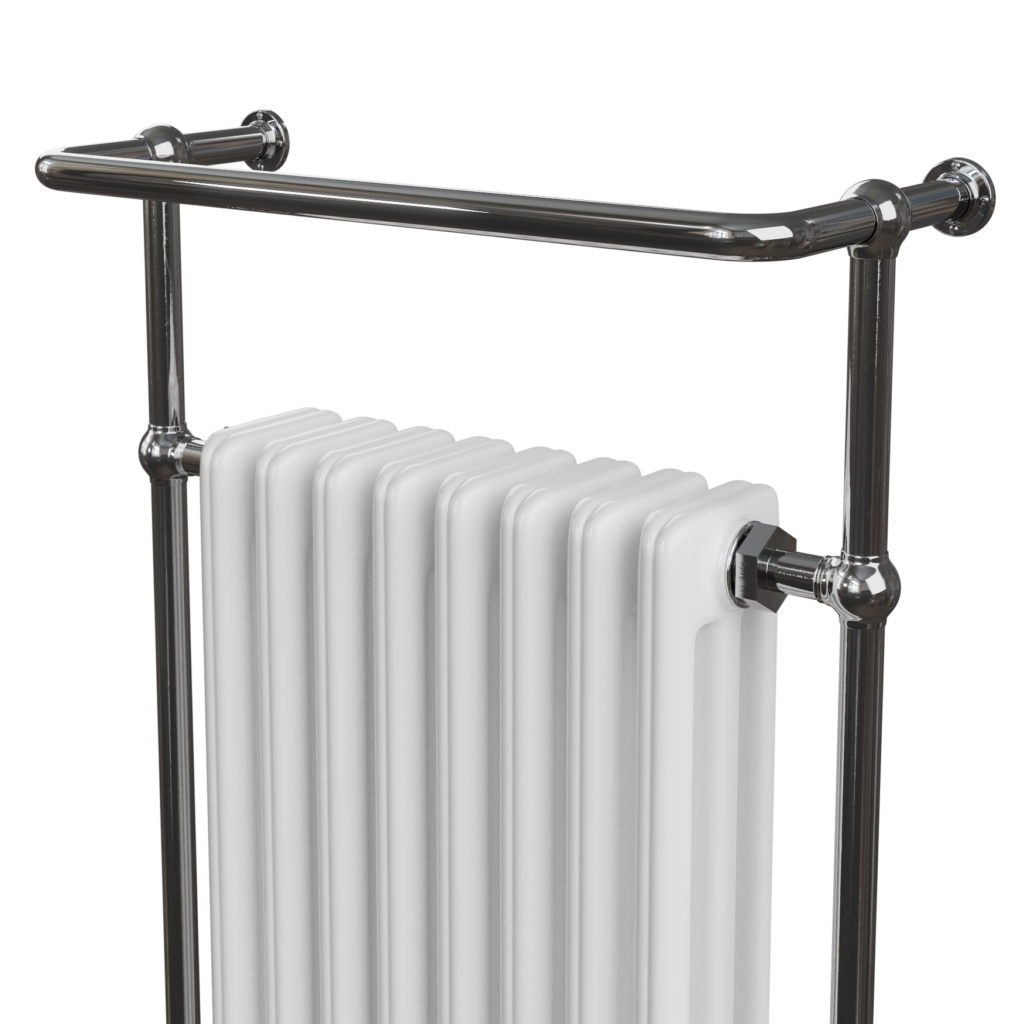 Retro Bathroom Radiator 01 • iMeshh - 3D Model for Blender 4.0+