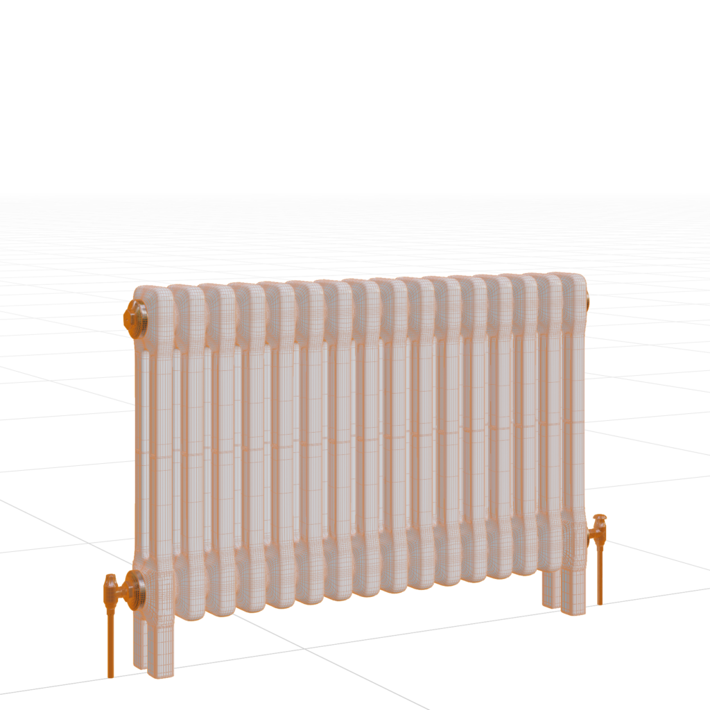 Traditional Radiator 01 • iMeshh - 3D Model for Blender 4.0+