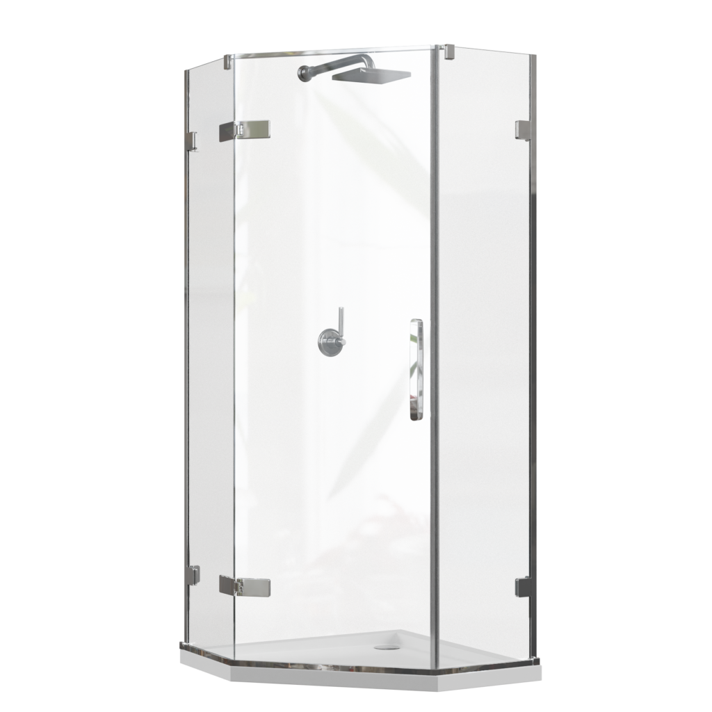Corner Shower 01 • iMeshh - 3D Model for Blender 4.0+