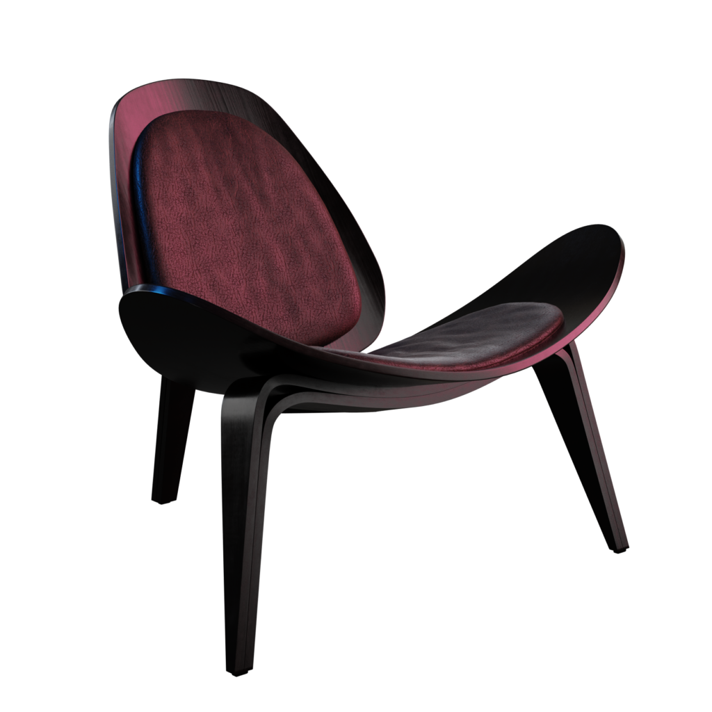 Wood Lounge Chair 01 • iMeshh - 3D Model for Blender 4.0+