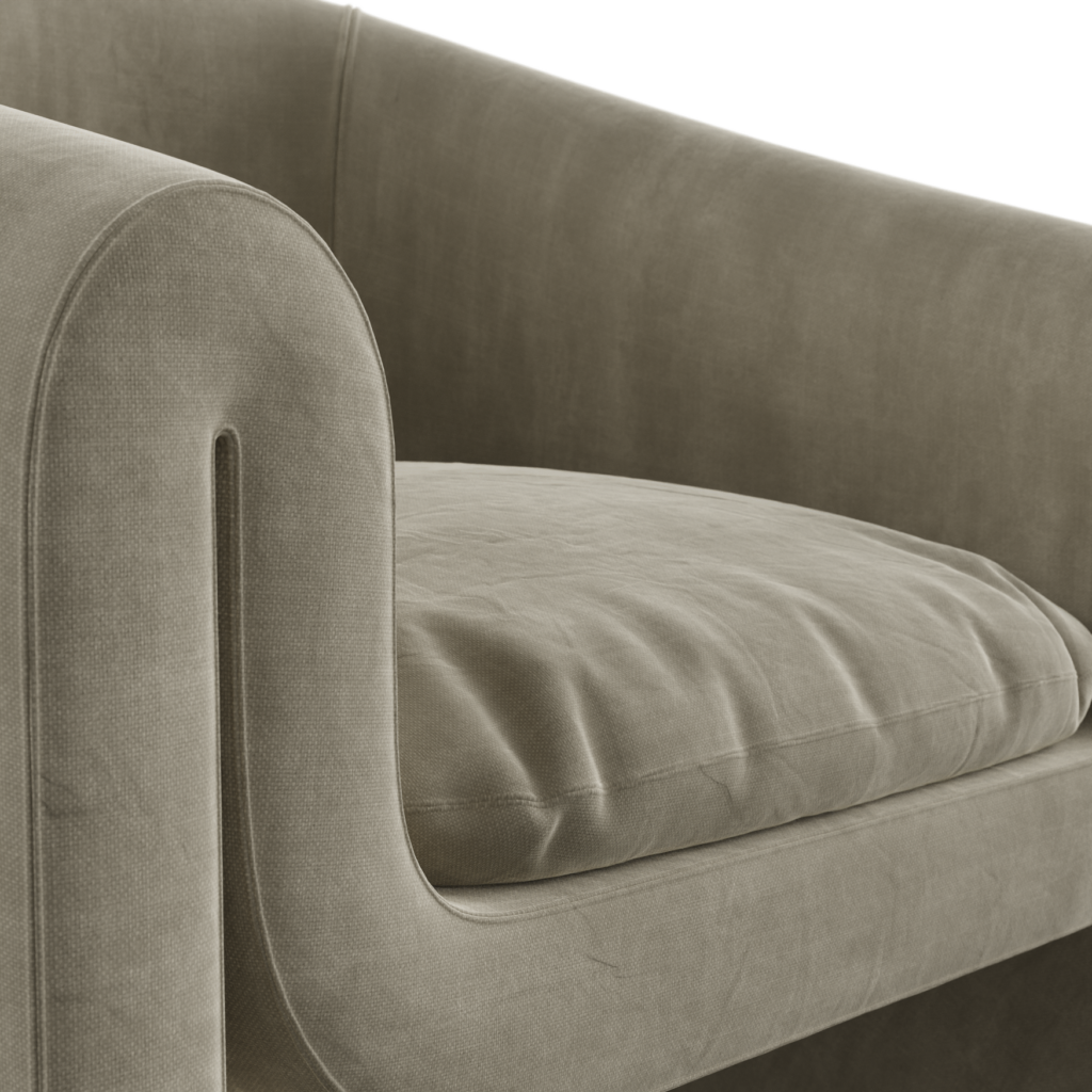 Modern Barrel Chair 01 for Blender • iMeshh 3D Model Library