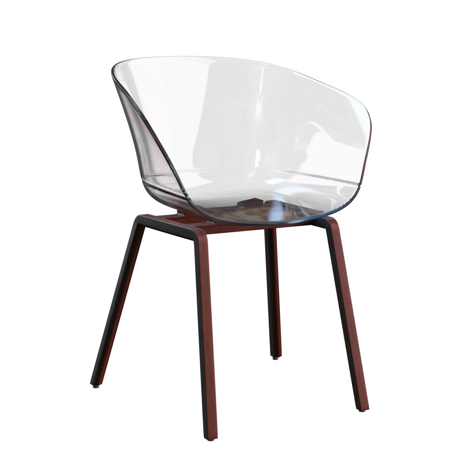 Clear Plastic Chair 01 • iMeshh - 3D Model for Blender 4.0+