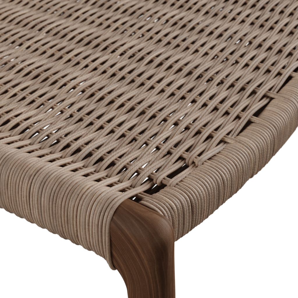 Wicker Wood Chair 01 for Blender 3D• iMeshh 3D Model Library