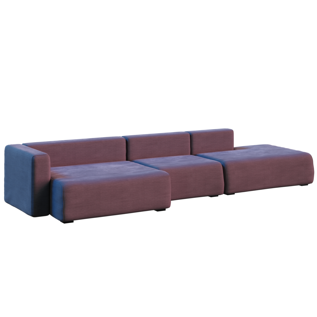 Soft Block Sofa 02 • iMeshh - 3D Model for Blender 4.0+