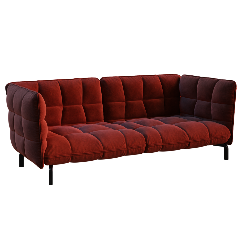 Multi-Cushion Sofa 01 • iMeshh - 3D Model for Blender 4.0+