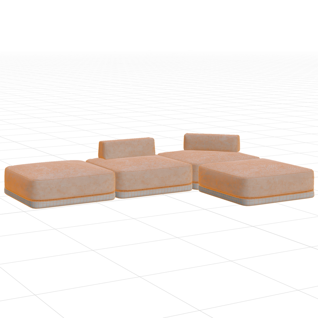 Modern Sofa 01 for Blender • iMeshh 3D Model Library