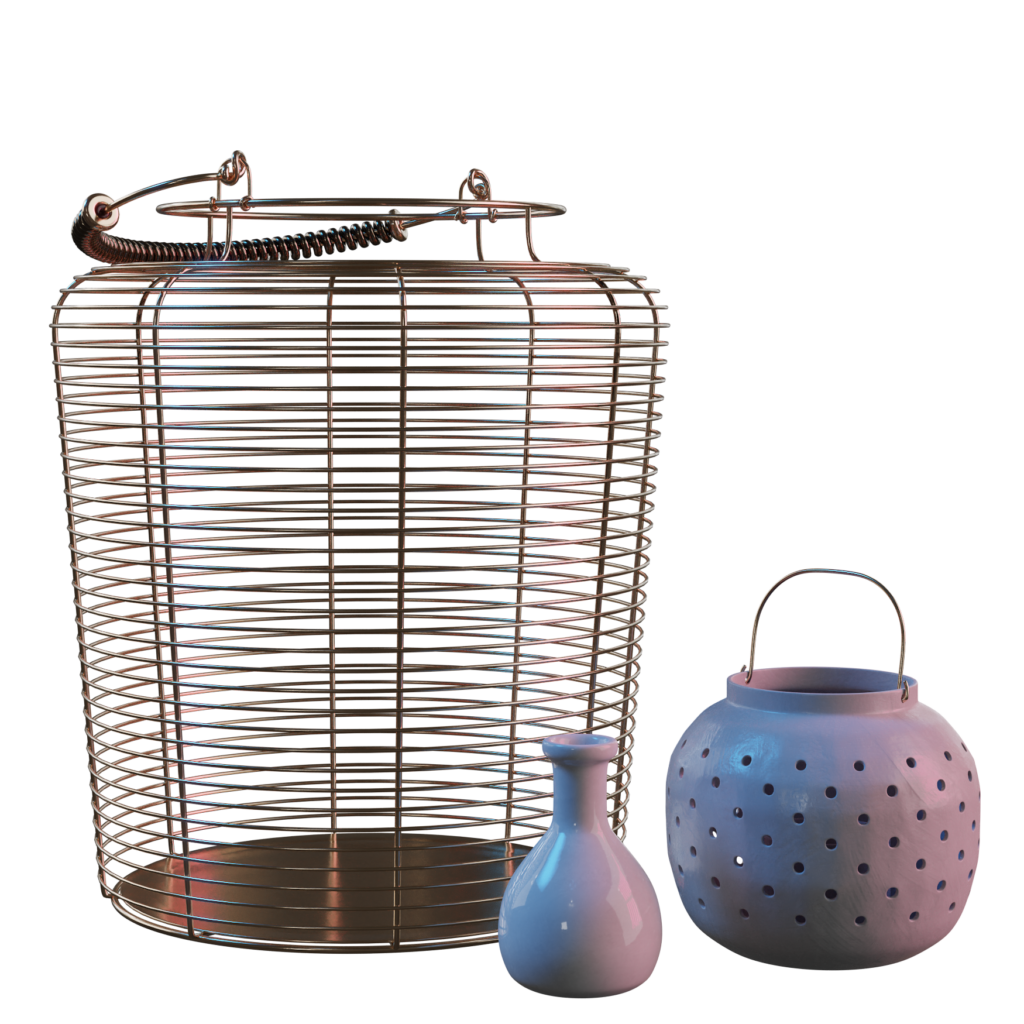 Wire Basket 02 • iMeshh - 3D Model for Blender 4.0+