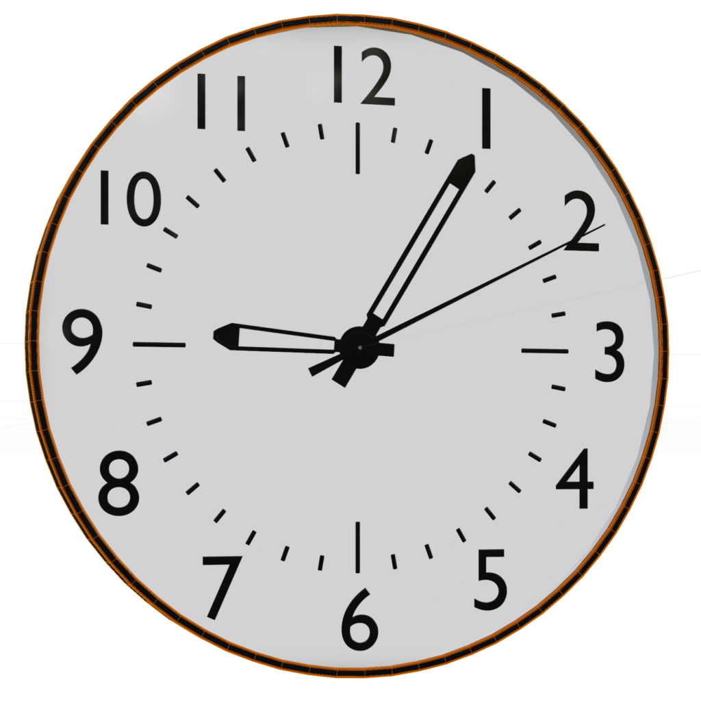 Generic Clock 01 • iMeshh - 3D Model for Blender 4.0+
