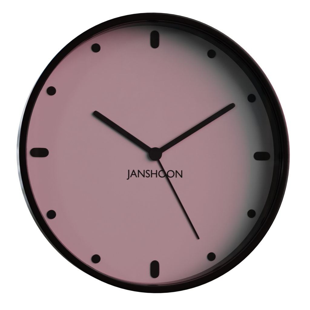 Black White Clock 01 • Imeshh 3d Model For Blender 4 0