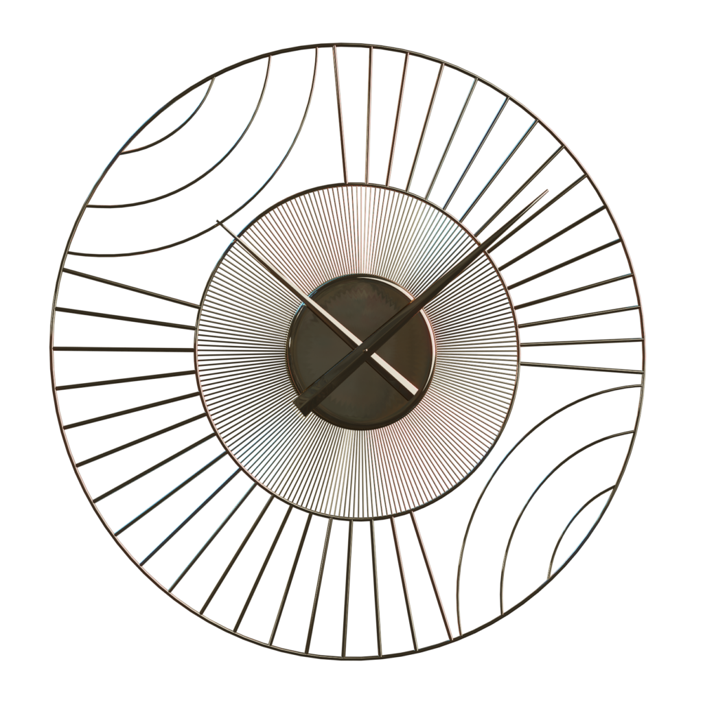 Gold Clock 01 • iMeshh - 3D Model for Blender 4.0+