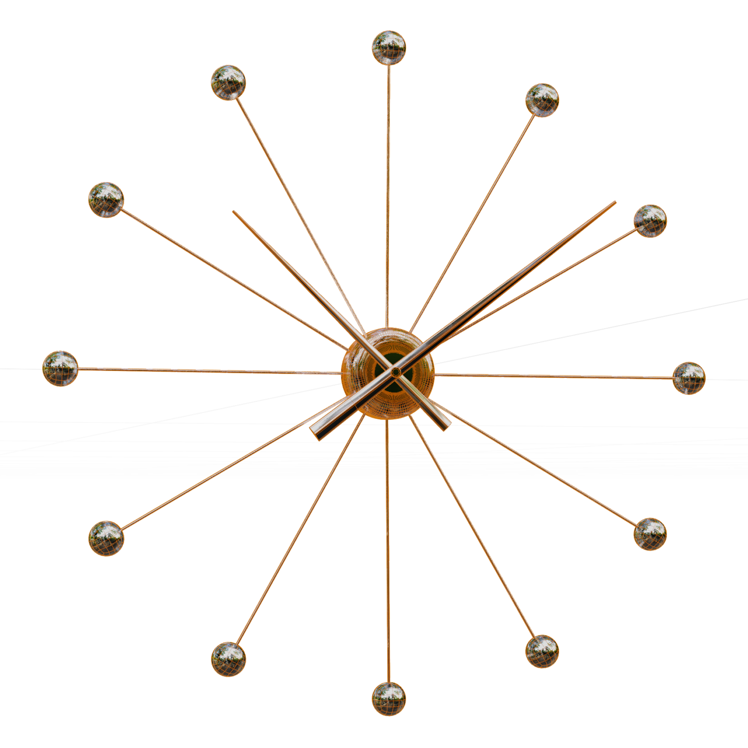 Sputnik Clock 01 • iMeshh - 3D Model for Blender 4.0+