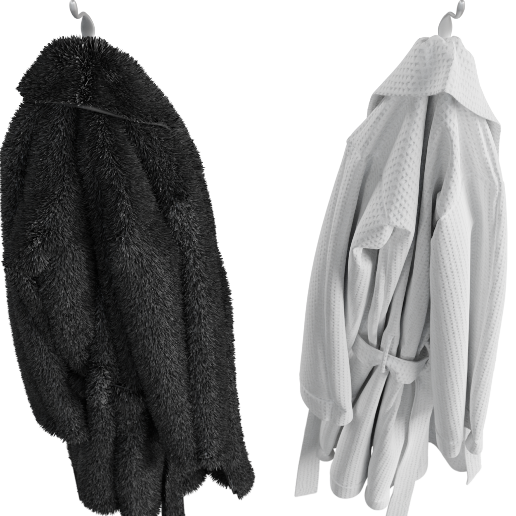 Bath Robes 01 • iMeshh - 3D Model for Blender 4.0+